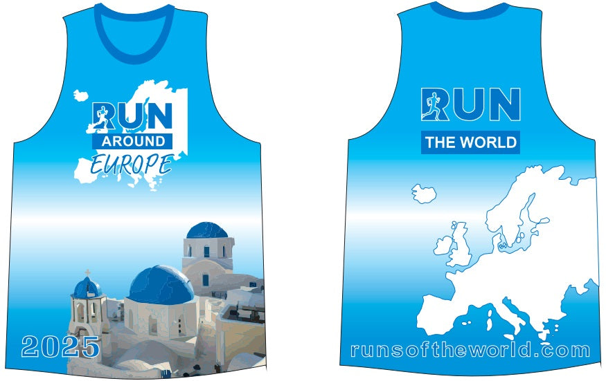 2025 Run around Europe Singlet Clearance – Run The World