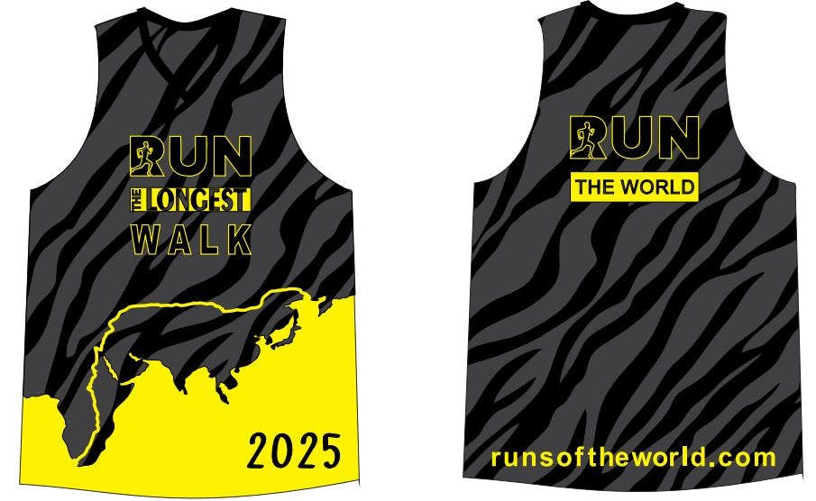 2025 Run the Longest Walk Singlet – Run The World