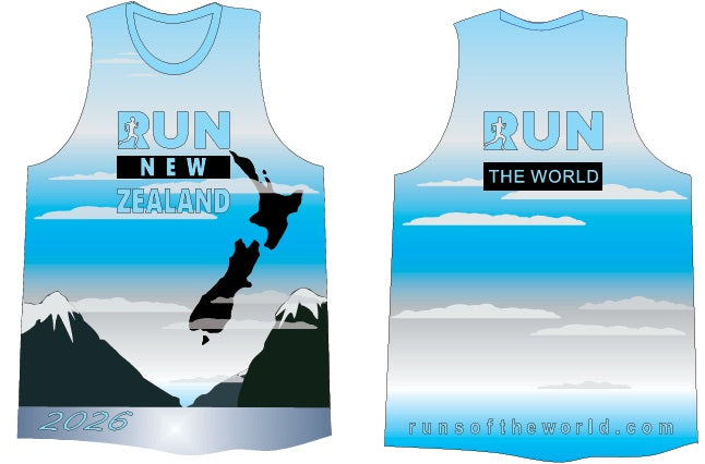 2026 Run New Zealand Singlet – Run The World