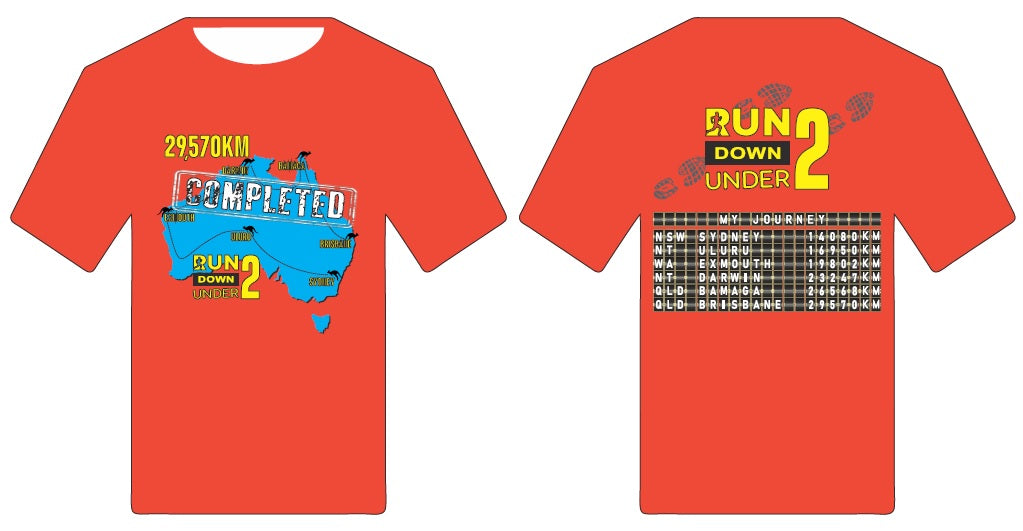 Finishers Shirt - Run Down Under 2 – Run The World